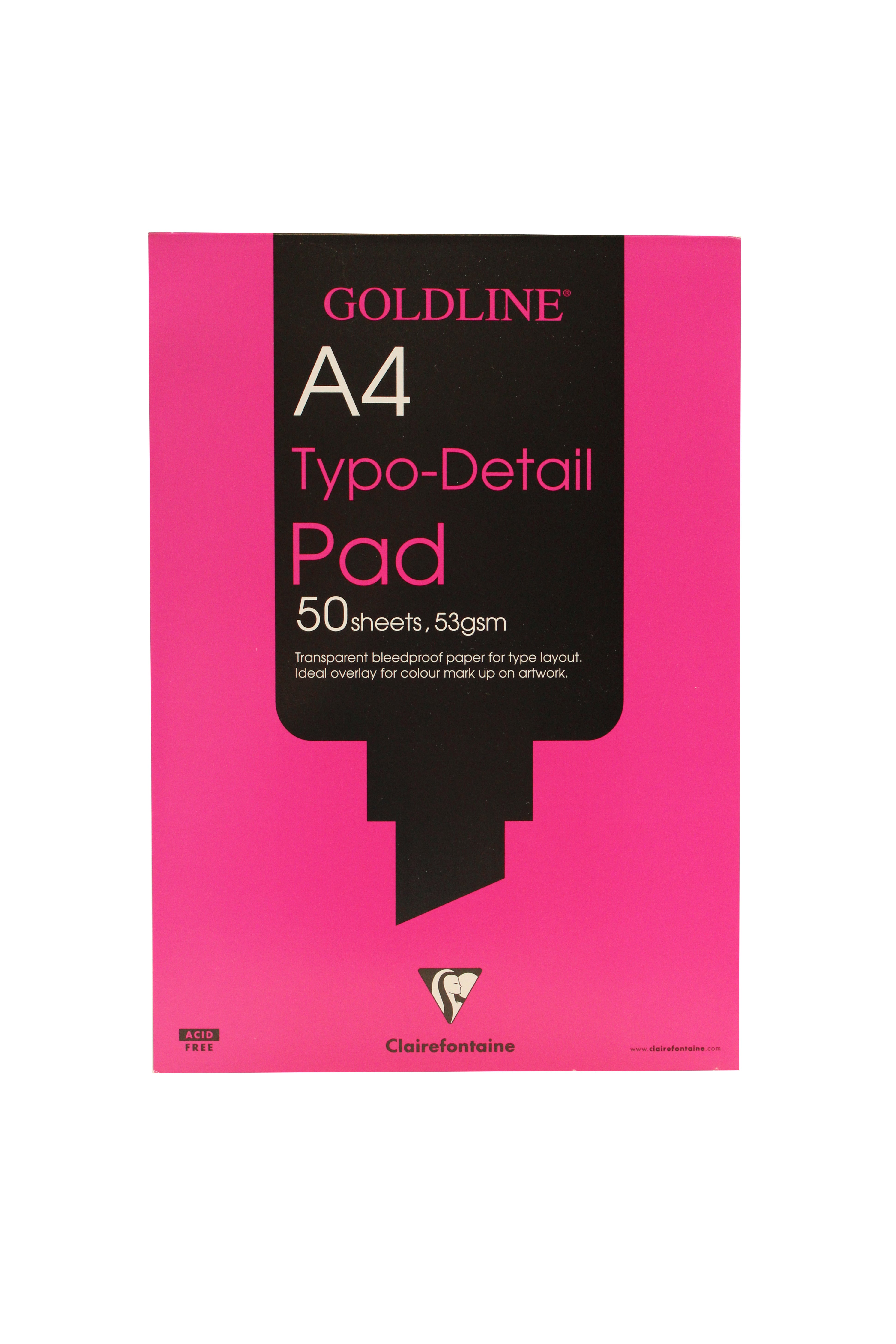 Goldline Typo Detail Pads – graphicsdirect.co.uk