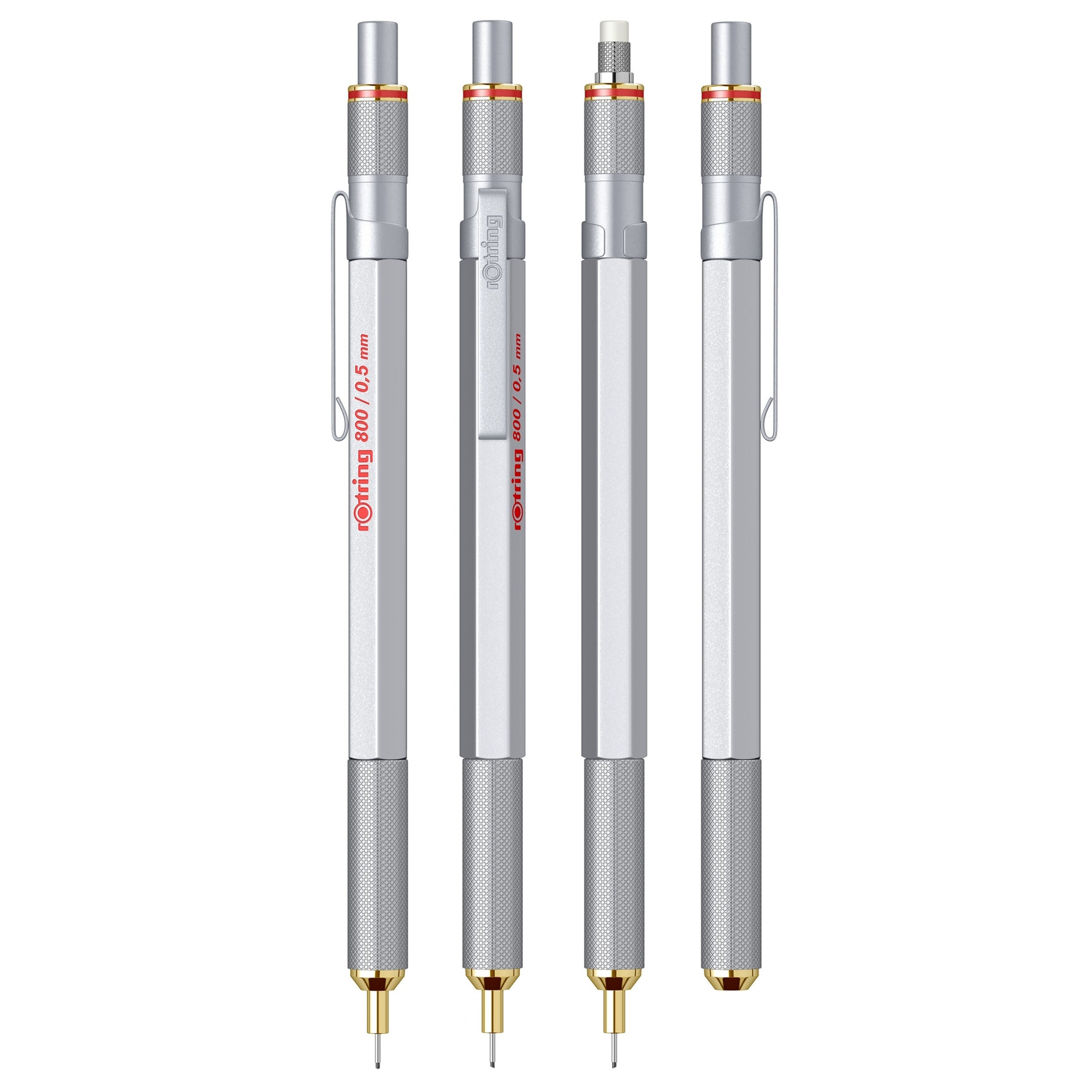 Rotring 800 Mechanical Pencil, silver – graphicsdirect.co.uk