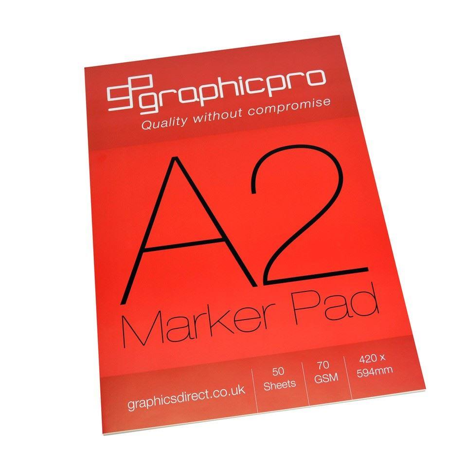GraphicPro Bleedproof Marker Pad in A4, A3 & A2 – graphicsdirect.co.uk