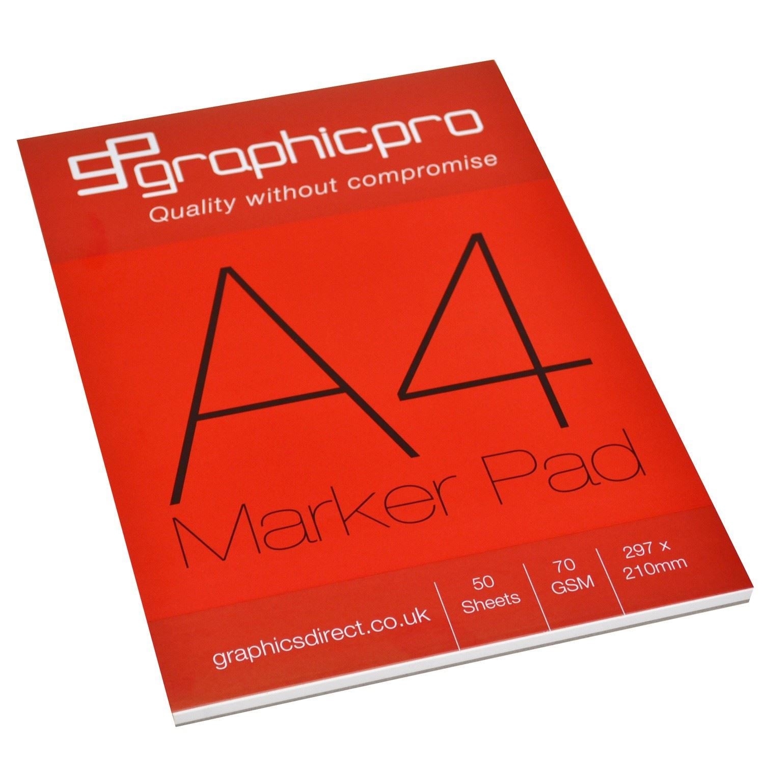 GraphicPro Bleedproof Marker Pad in A4, A3 & A2 – graphicsdirect.co.uk
