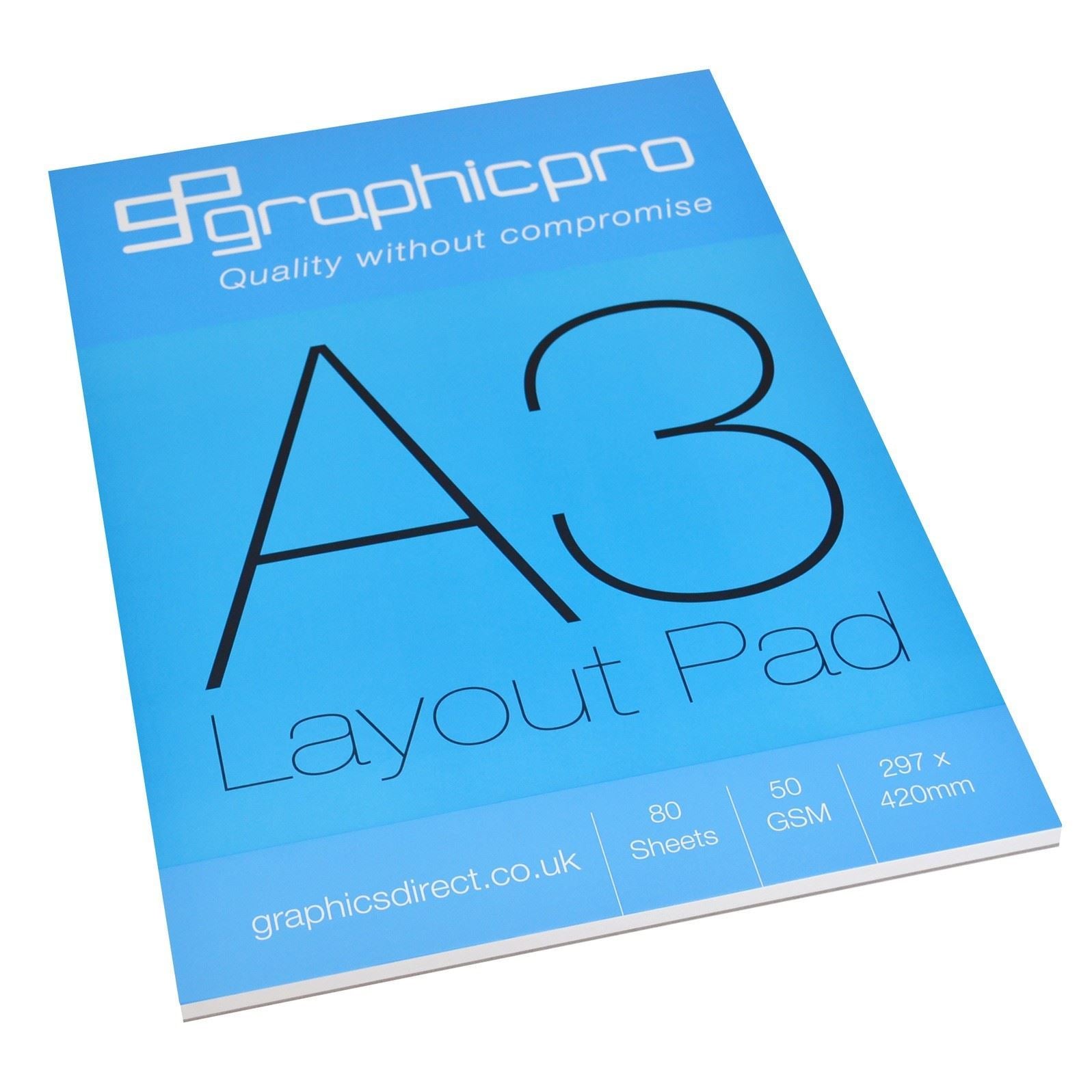 GraphicPro Layout Pads in A4, A3 & A2 – graphicsdirect.co.uk