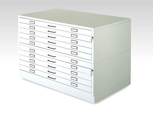 Milano Metal Plan Chest in A0 & A1 in 5, 10 Drawer. – graphicsdirect.co.uk